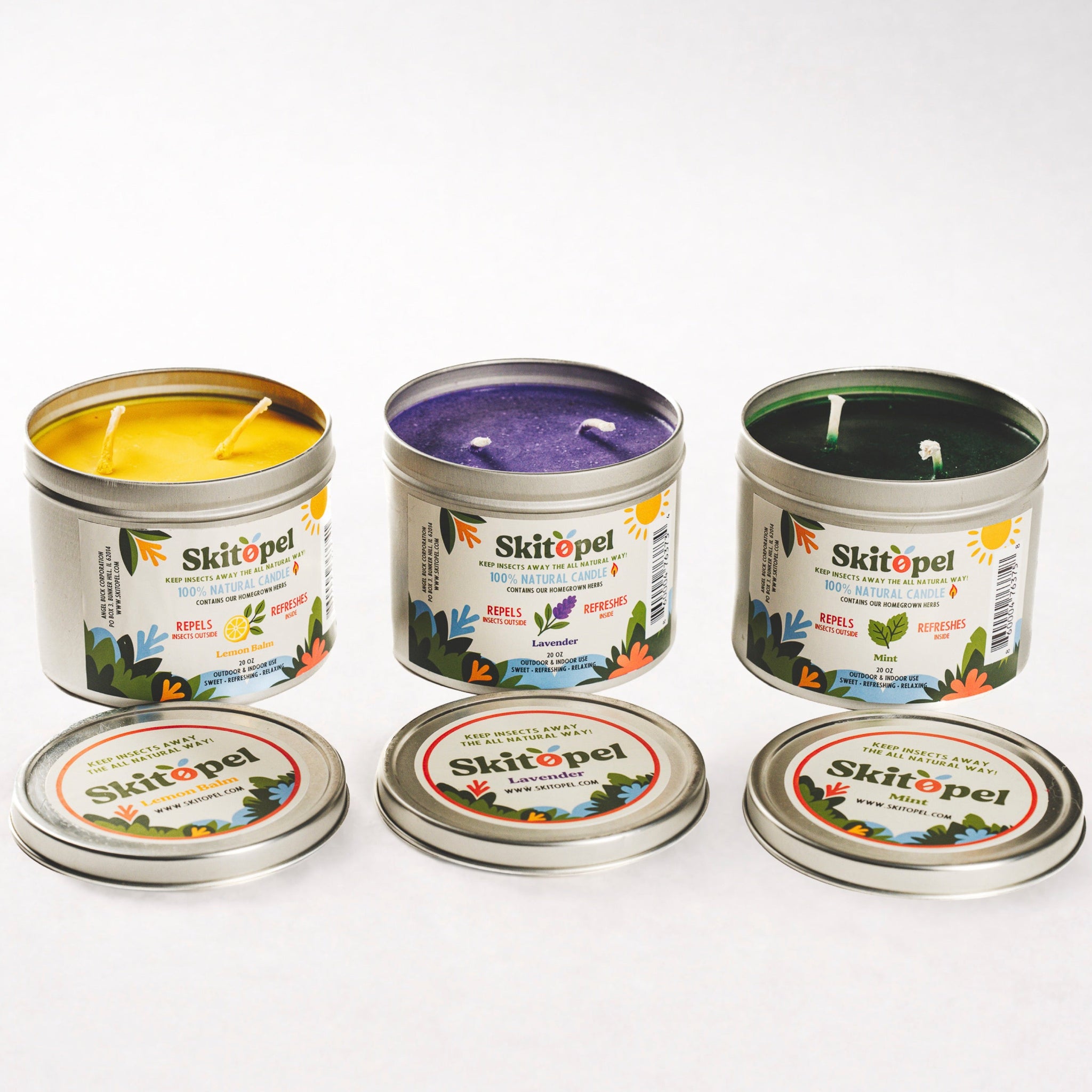 Skitopel Insect Repellent Candle Bundle - 3 for $45